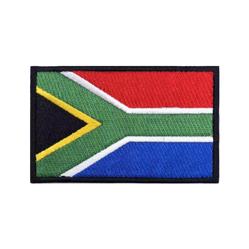 South Africa flag Patches Armband Embroidered Patch Hook & Loop Iron On ...