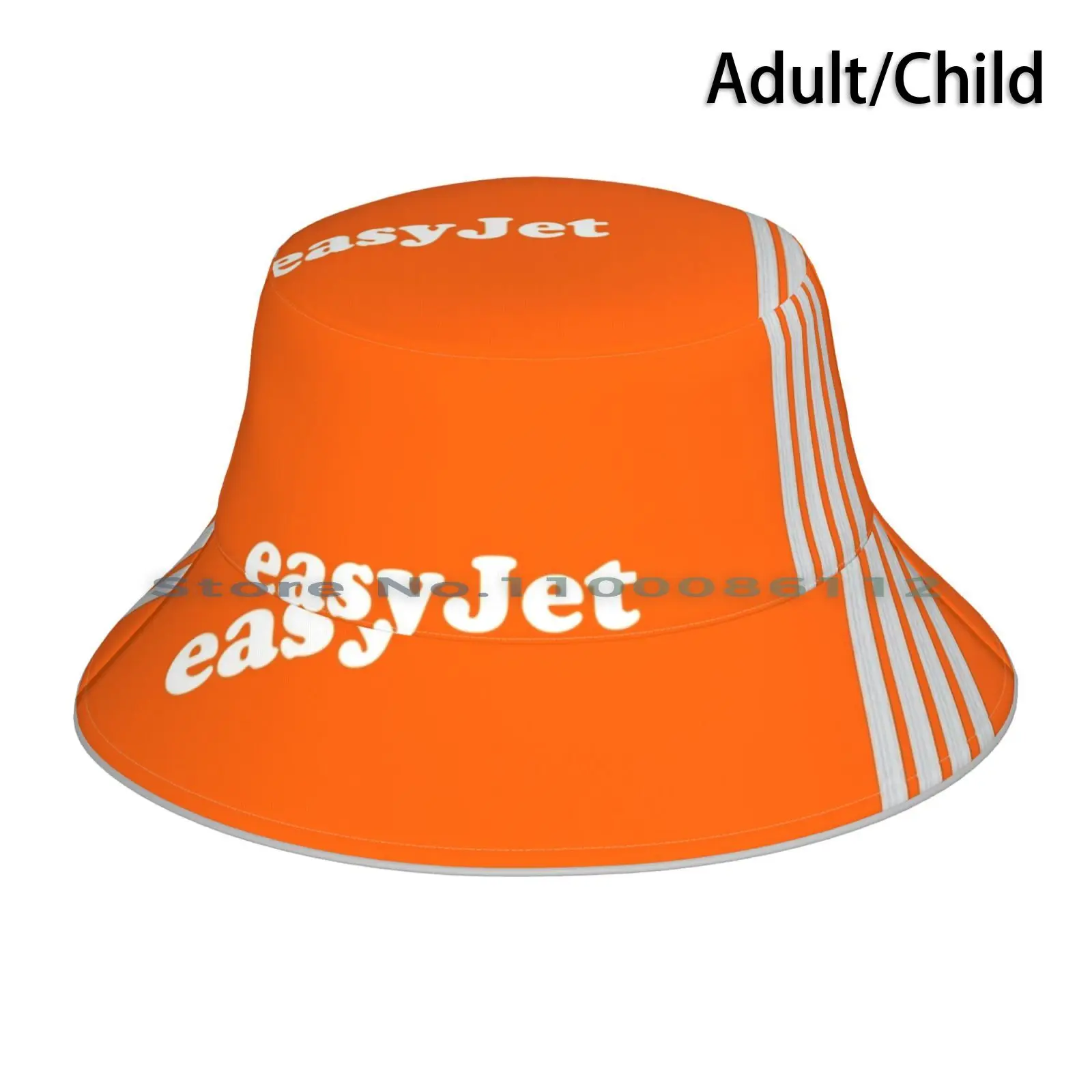 Easyjet Bucket Hat Sun Cap Easyjet Aviation Plane Pilot Captain Stripes ...
