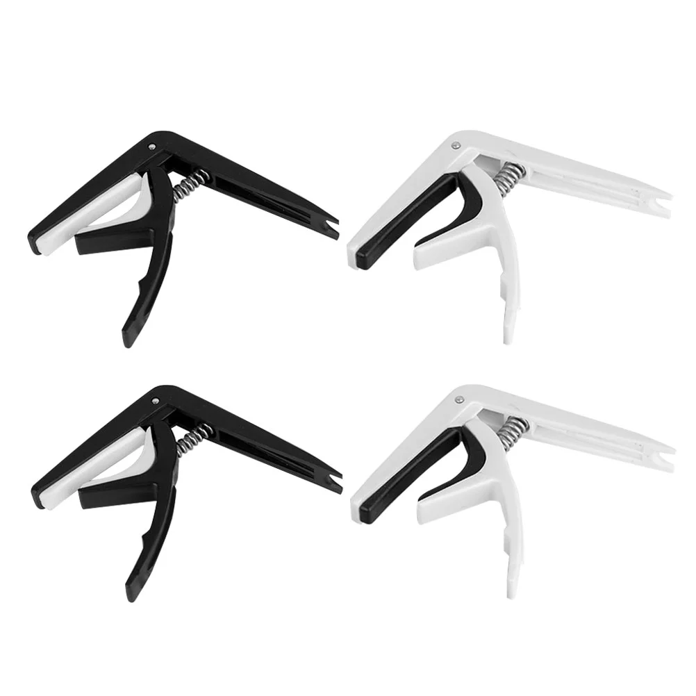 4-Pcs-Guitar-Capo-Plastic-Clamp-Tone-Modified-Part-Bass-Practical-Clip ...
