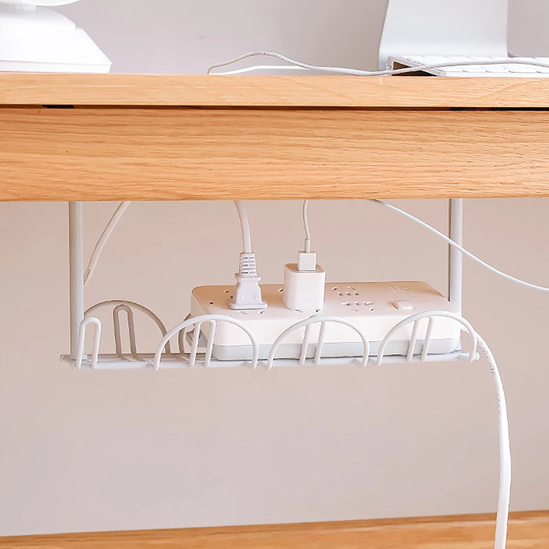1PC-Under-Desk-Cable-Management-Tray-Cord-Organizer-Wire-Socket-Hang ...