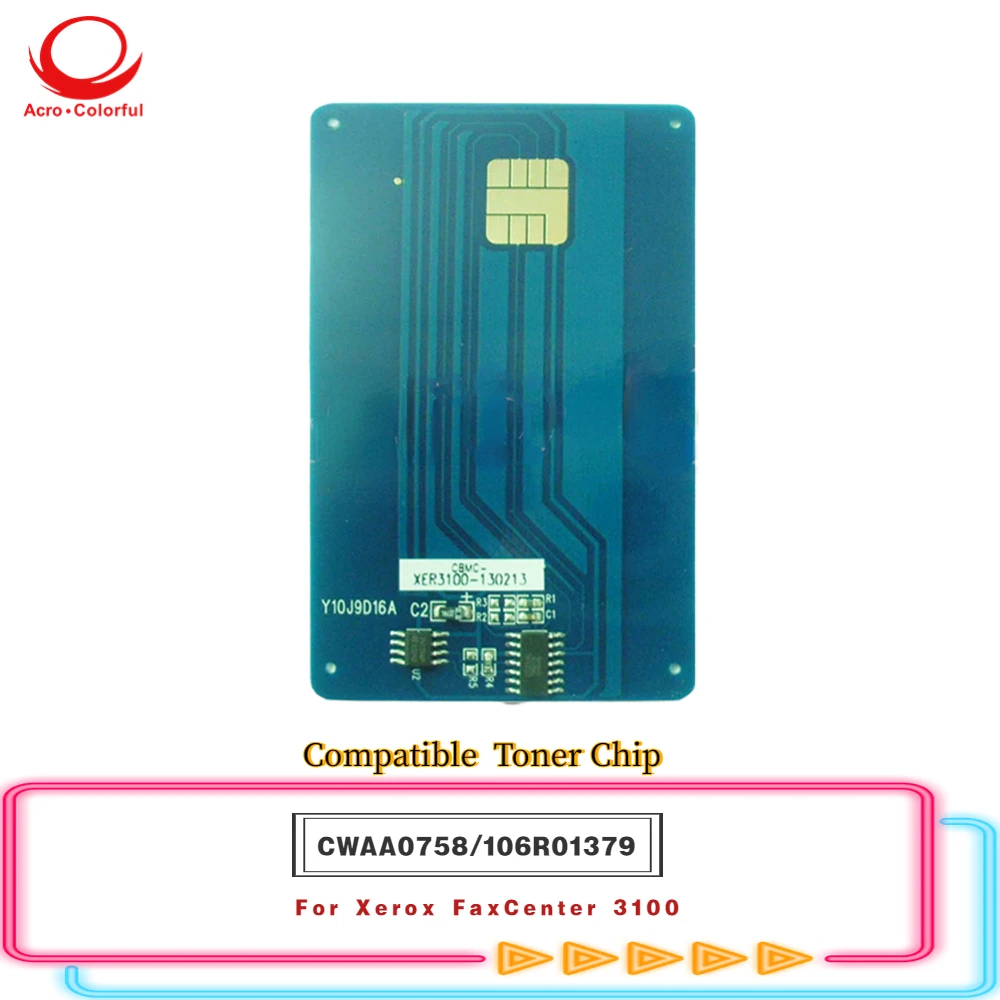 106R01379 Toner Cartridge Chip for Xerox FaxCenter 3100 Laser Printer ...