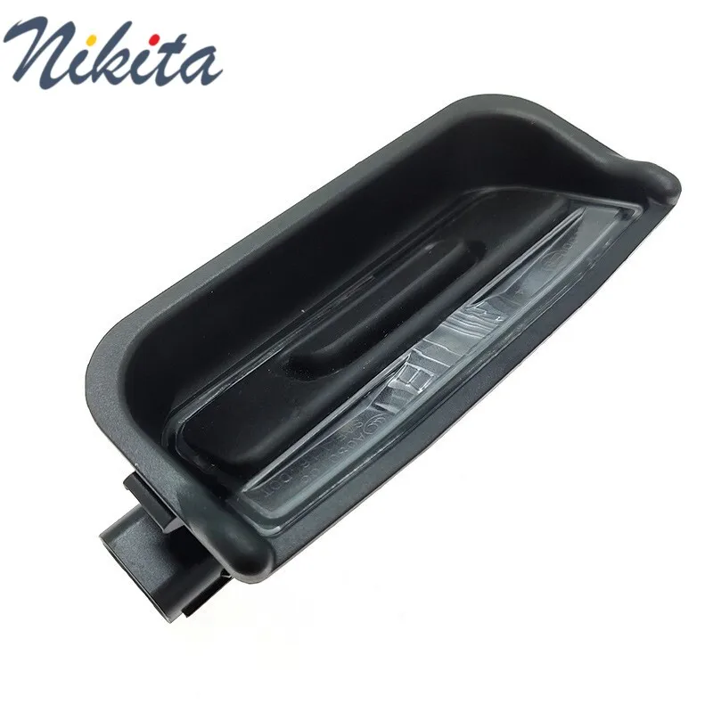 Car License Plate Lamp With Rear Trunk Lid Lock Boot Release Handle ...