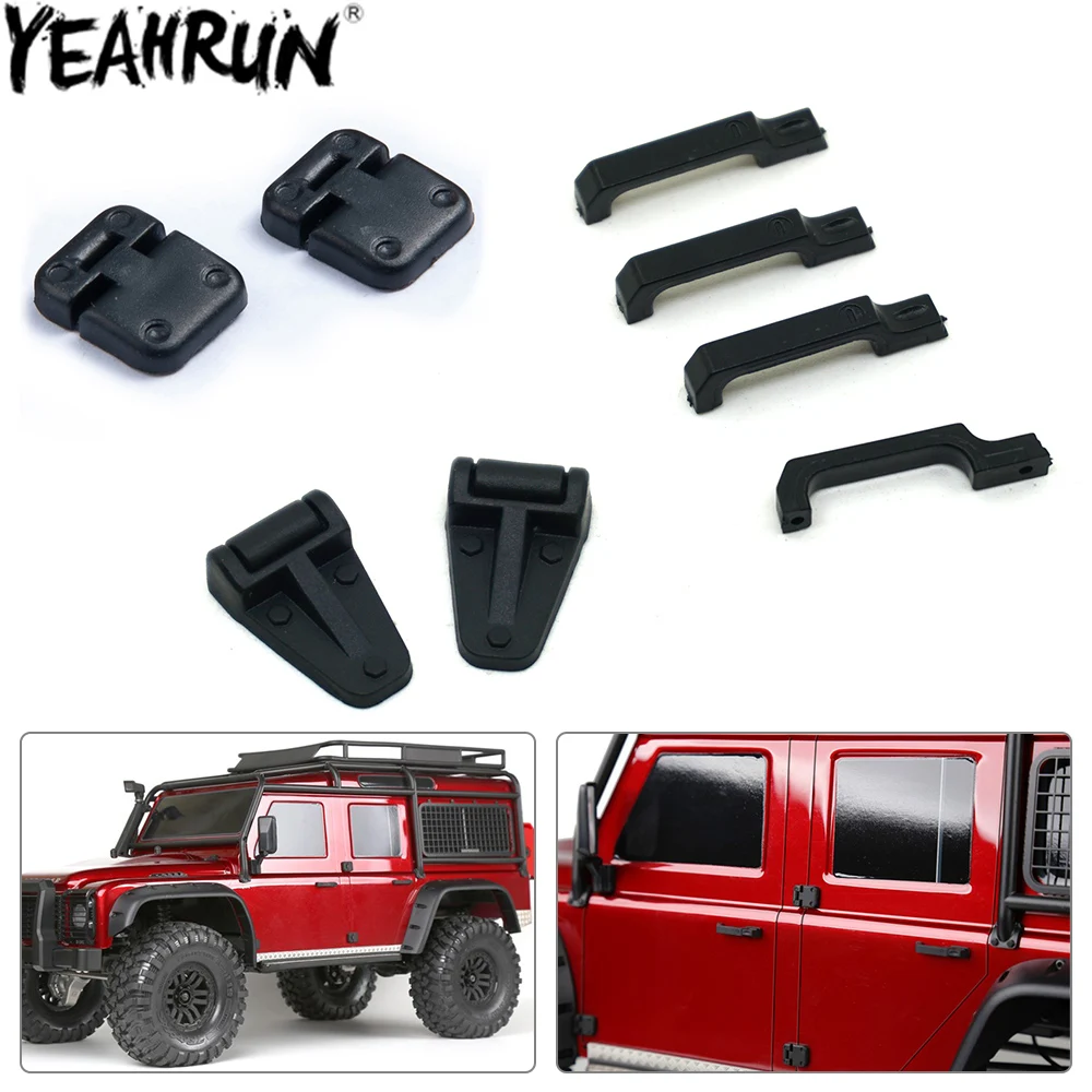 YEAHRUN Door Handles Hood Hinge Door Hinges ABS Plastic for 1/10 RC ...
