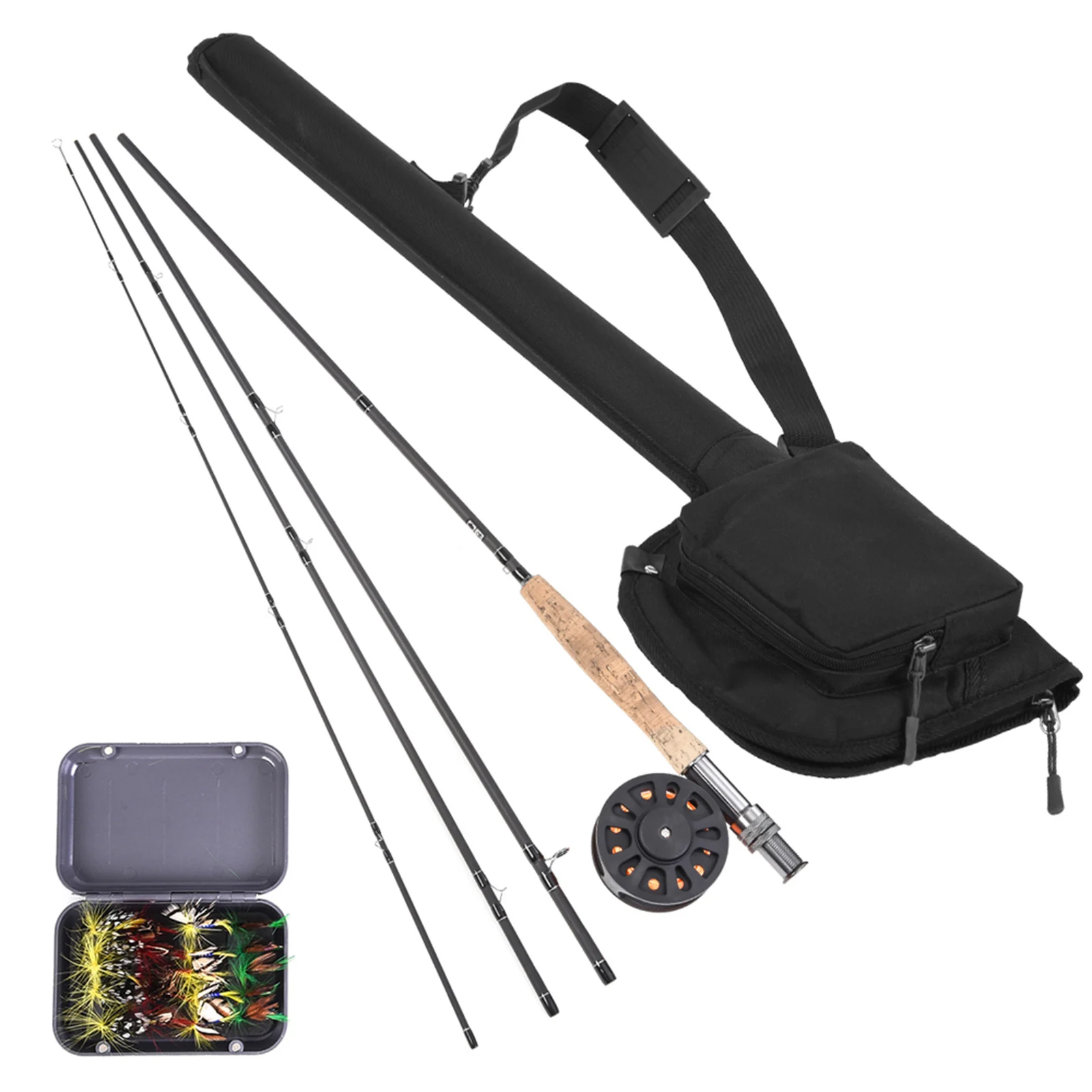 Fly Fishing Kit Fly Fishing Rod Kit 9ft Fly Fishing Rod and Reel Combo ...