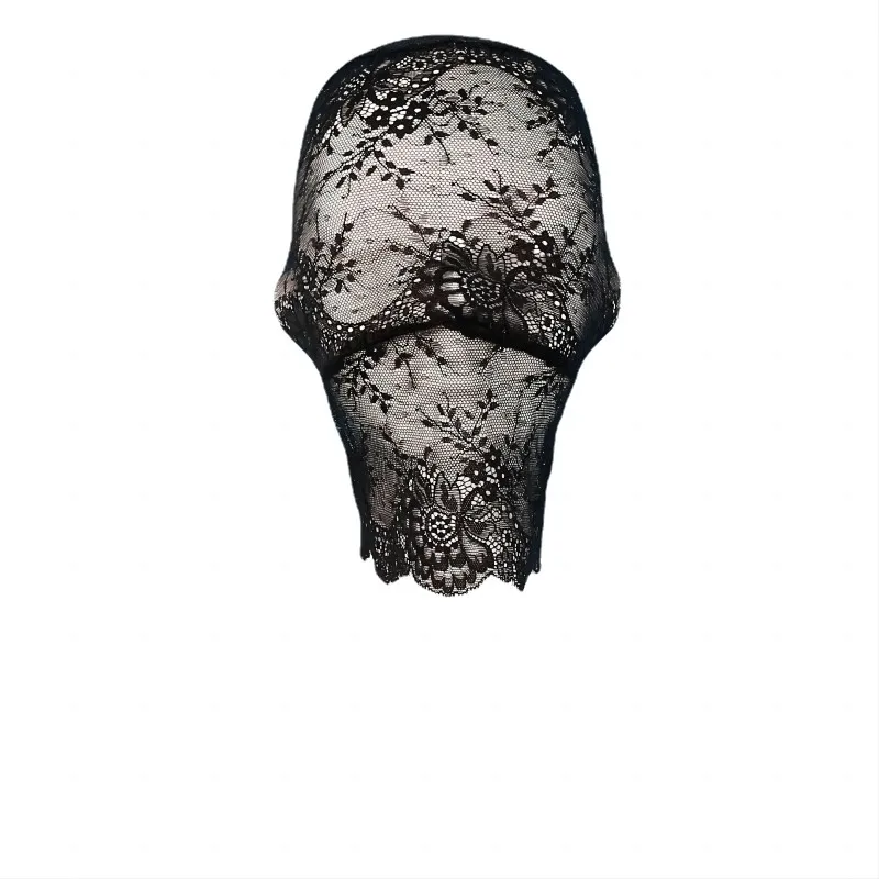 Unisex-Black-Lace-Mask-Men-Women-Sexy-Full-Face-Flower-Lace-Masquerade ...