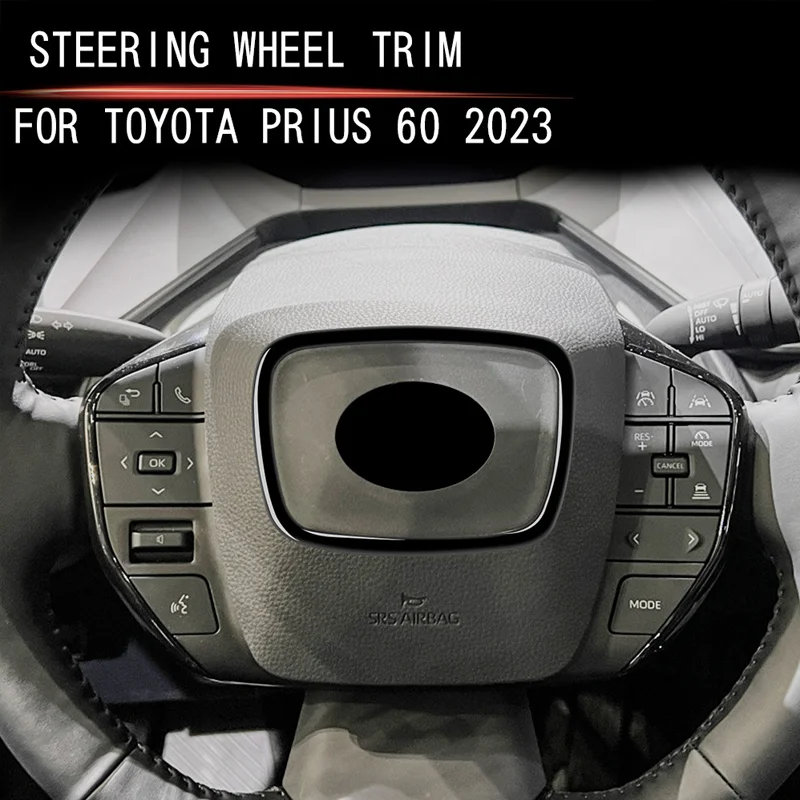 FOR TOYOTA PRIUS 60 Series 2020-2023 Steering Wheel Ring Decoration ...