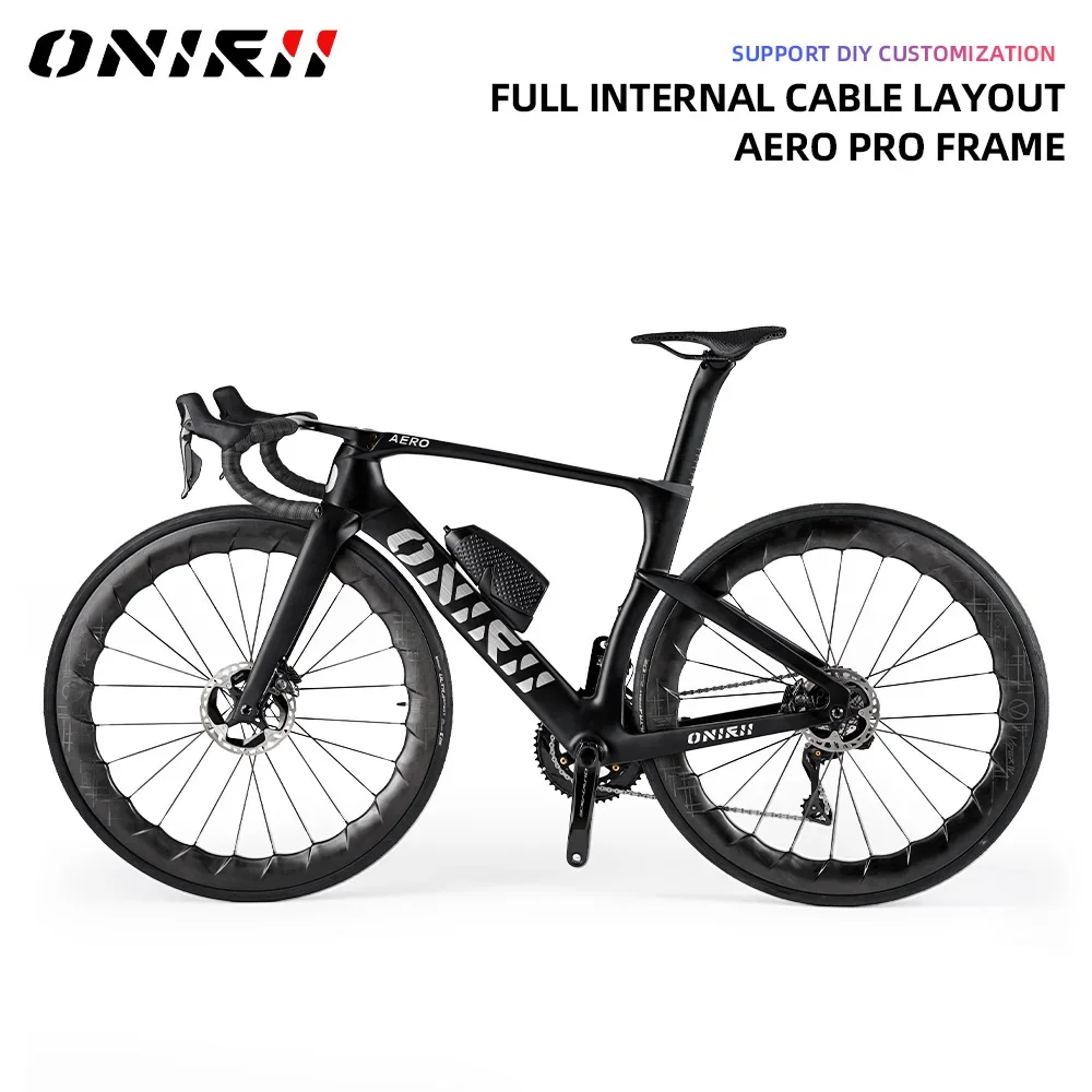 2024-ONIRII-Aerodynamic-Carbon-Bike-Frame-with-Integrated-Handlebar-Thru-Axle-Front-Fork-Headset ...