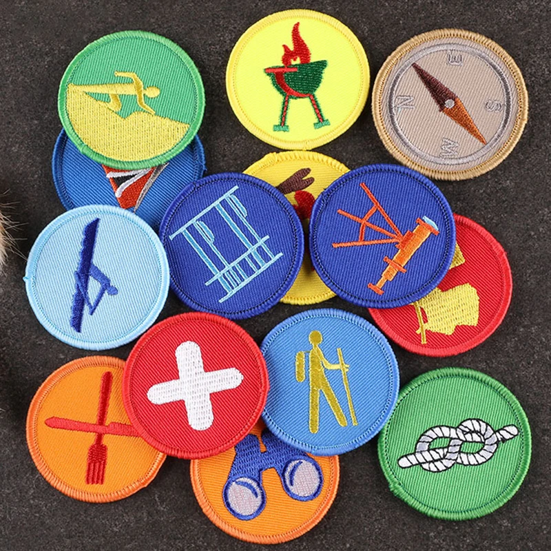 Boy-Scouts-Embroidered-Patch-Camping-Medal-Of-Honor-First-Aid-Medal ...