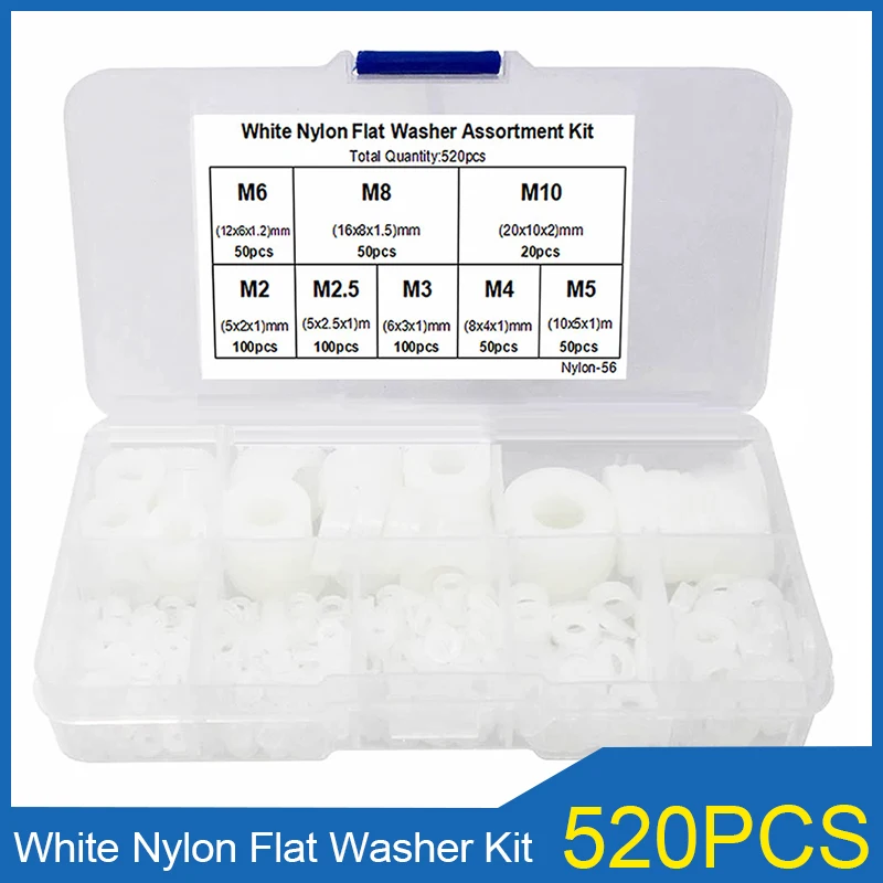 520PCS-M2-M2-5-M3-M4-M5-M6-M8-M10-White-Nylon-Flat-Washer-Set-Plastic.jpg