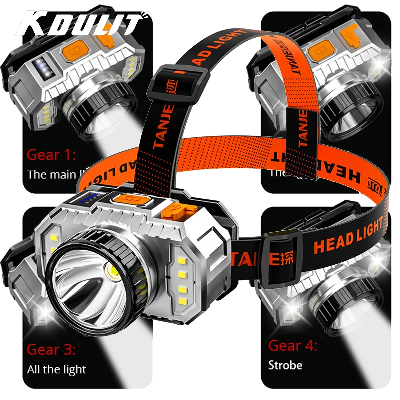 Headlamp Led Strong | Headlamp Battery | Fishing Headlamp | Bright ...