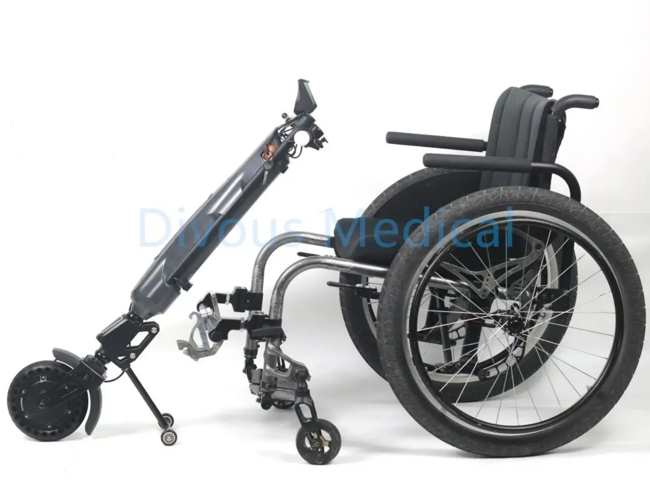 36V-7-8Ah-Power-Assist-Wheelchair-Attachment-Electric-Handcycle ...