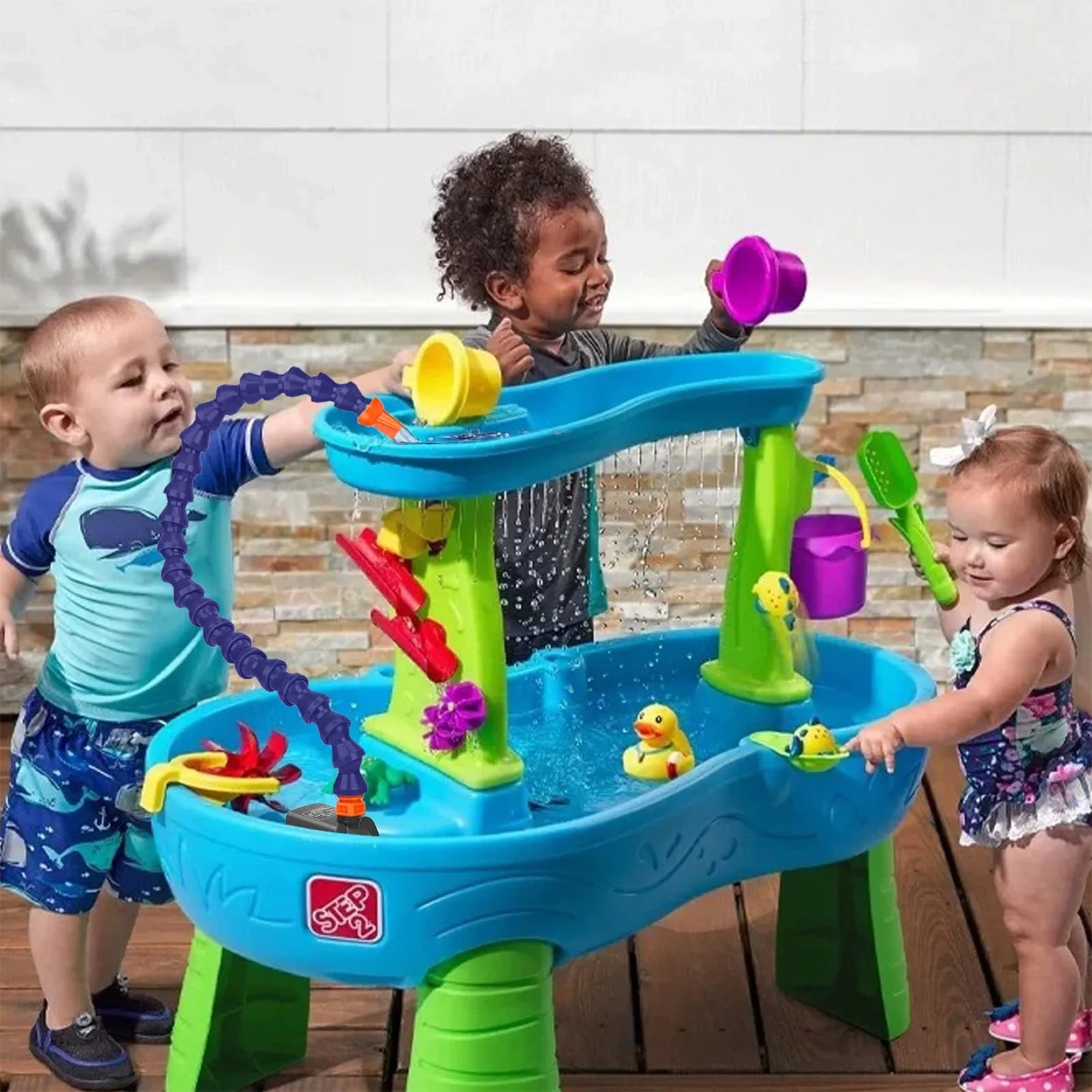 Kids-Summer-Water-Table-Pump-Summer-Outdoor-Splash-Table-Toys-for-Kids ...