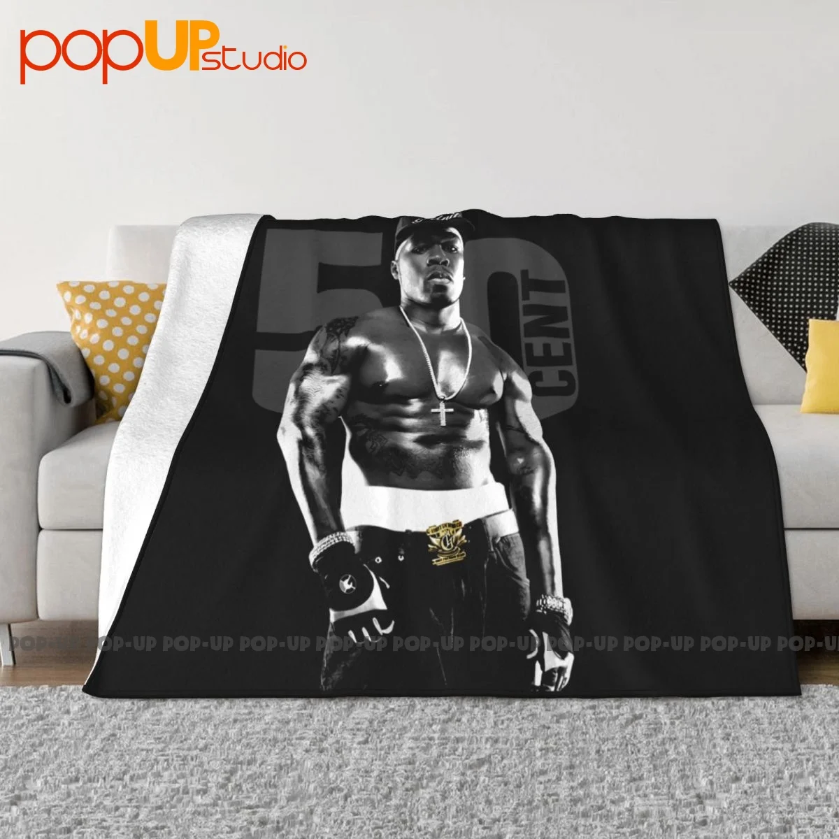 G-Unit-Label-50-Cent-Blanket-Warm-Comfort-Lightweight-Sofa-Dedicated ...