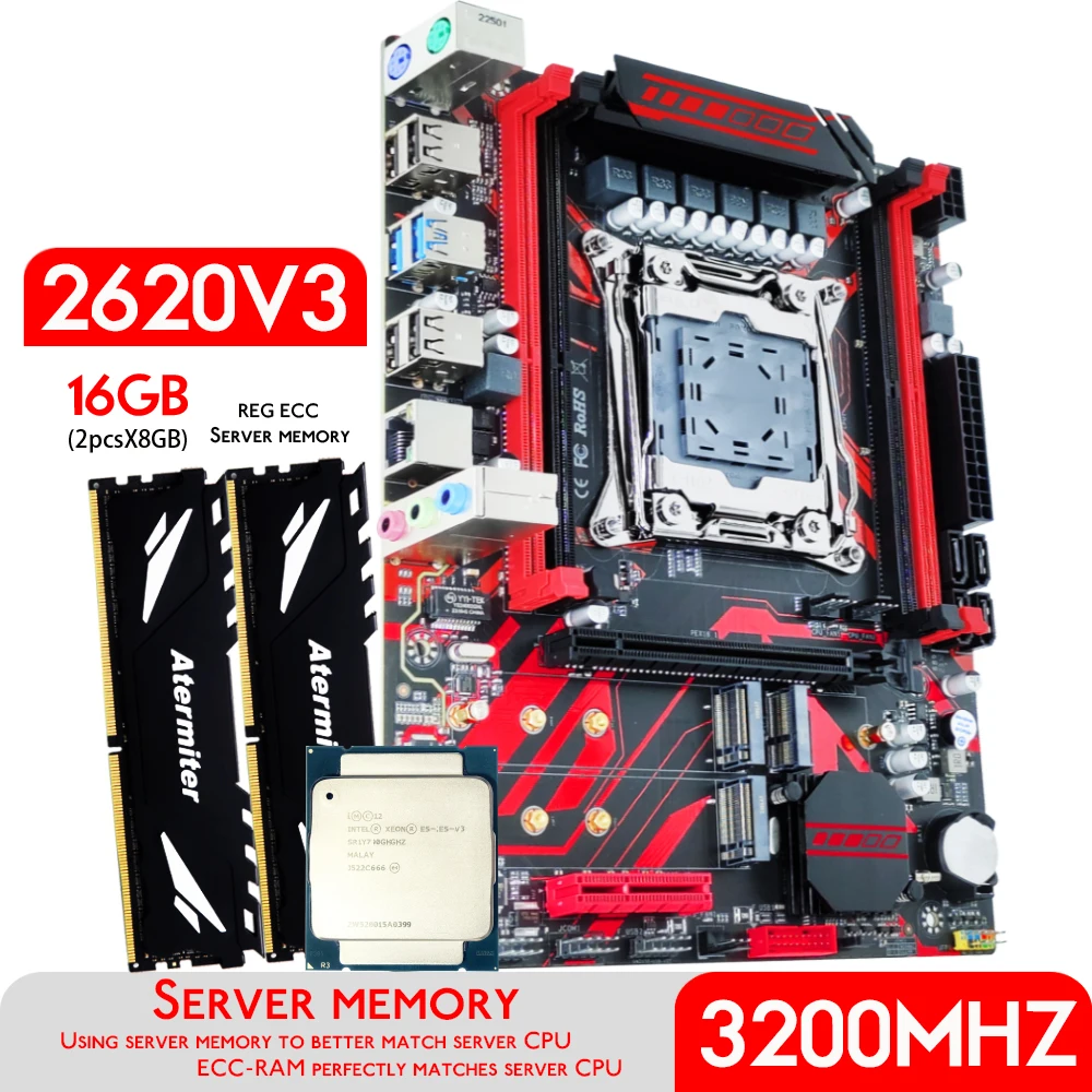 Atermiter-X99-DDR4-D4-Motherboard-Set-with-Xeon-E5-2620-V3-LGA2011-3 ...