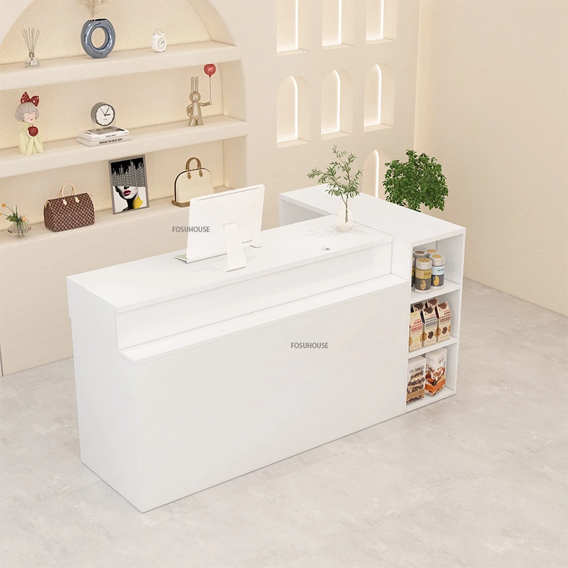 Commercial Fast Food Reception Desk Cashier Counter Restaurant Modern ...