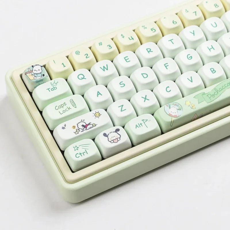 Sanrio-Pachacco-Keycaps-144-teclas-PBT-Keycaps-MOA-perfil-Keycap-tinte ...