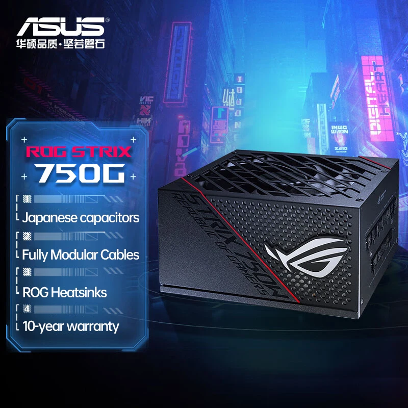 ASUS ROG STRIX Thunderhawk 750W Gold Medal Full Mode Power Supply ...