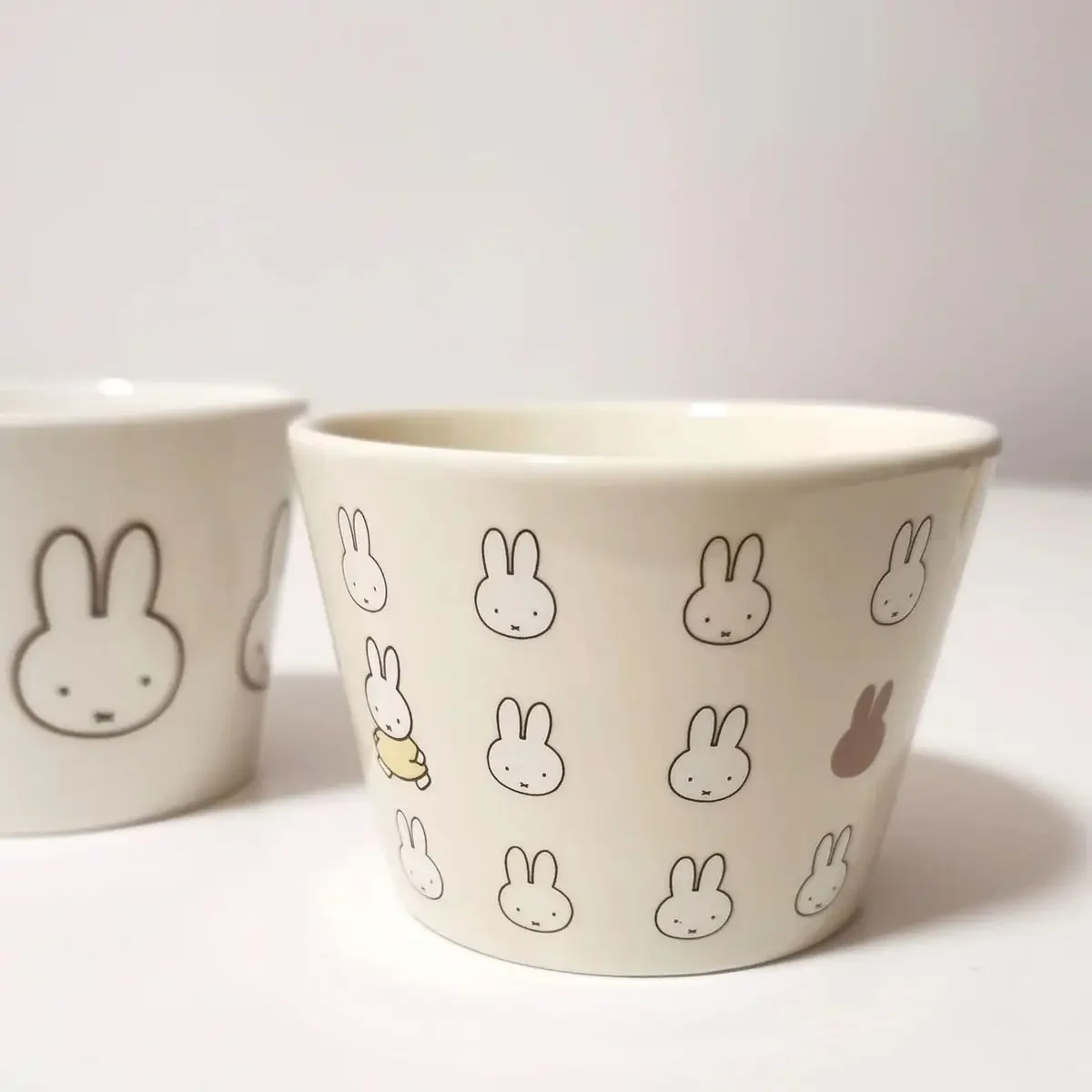 Miffy desenho animado leite café caneca de cerâmica portátil café da ...