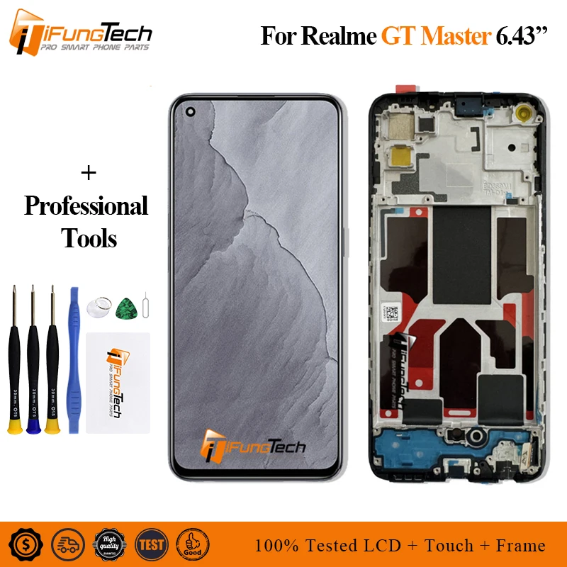 6-43-Original-AMOLED-For-Realme-GT-Master-LCD-Display-RMX3363-RMX3360 ...