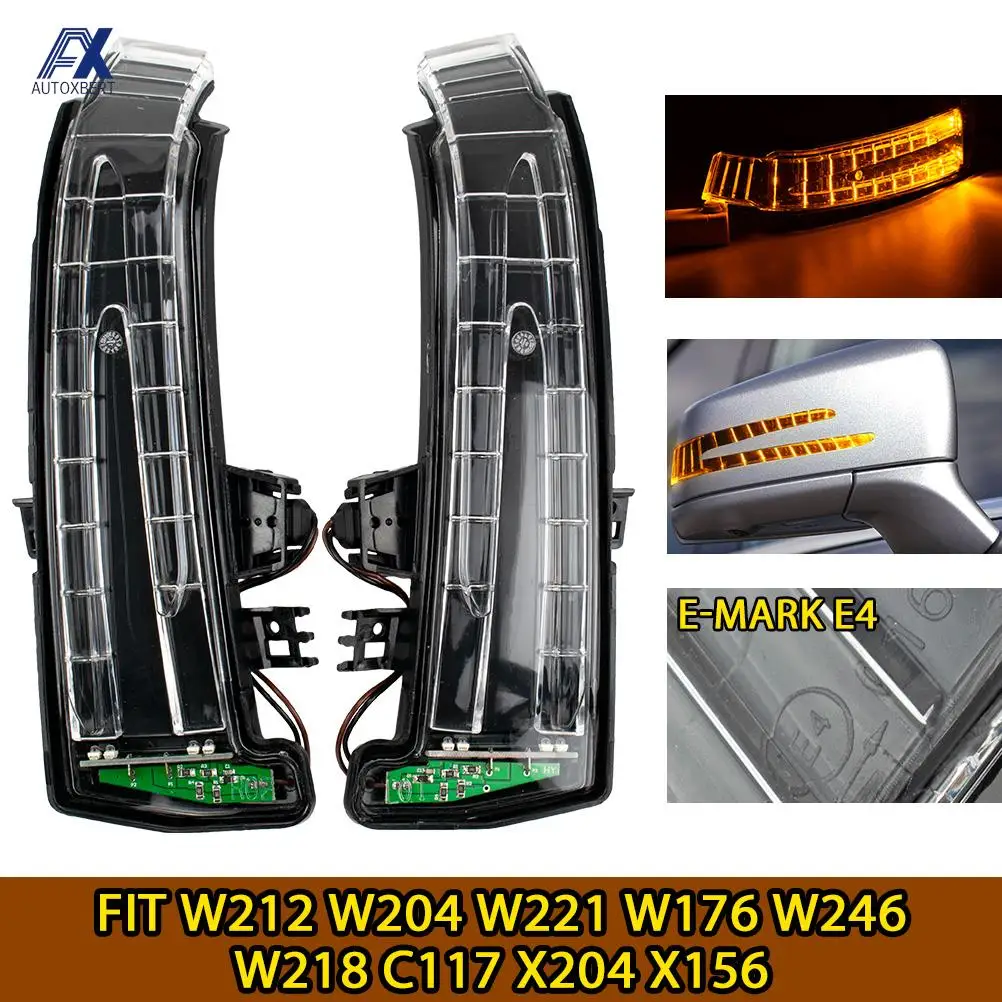 Car-Side-Wing-Mirror-Turn-Signal-Light-For-Mercedes-Benz-W221-W212-W204 ...