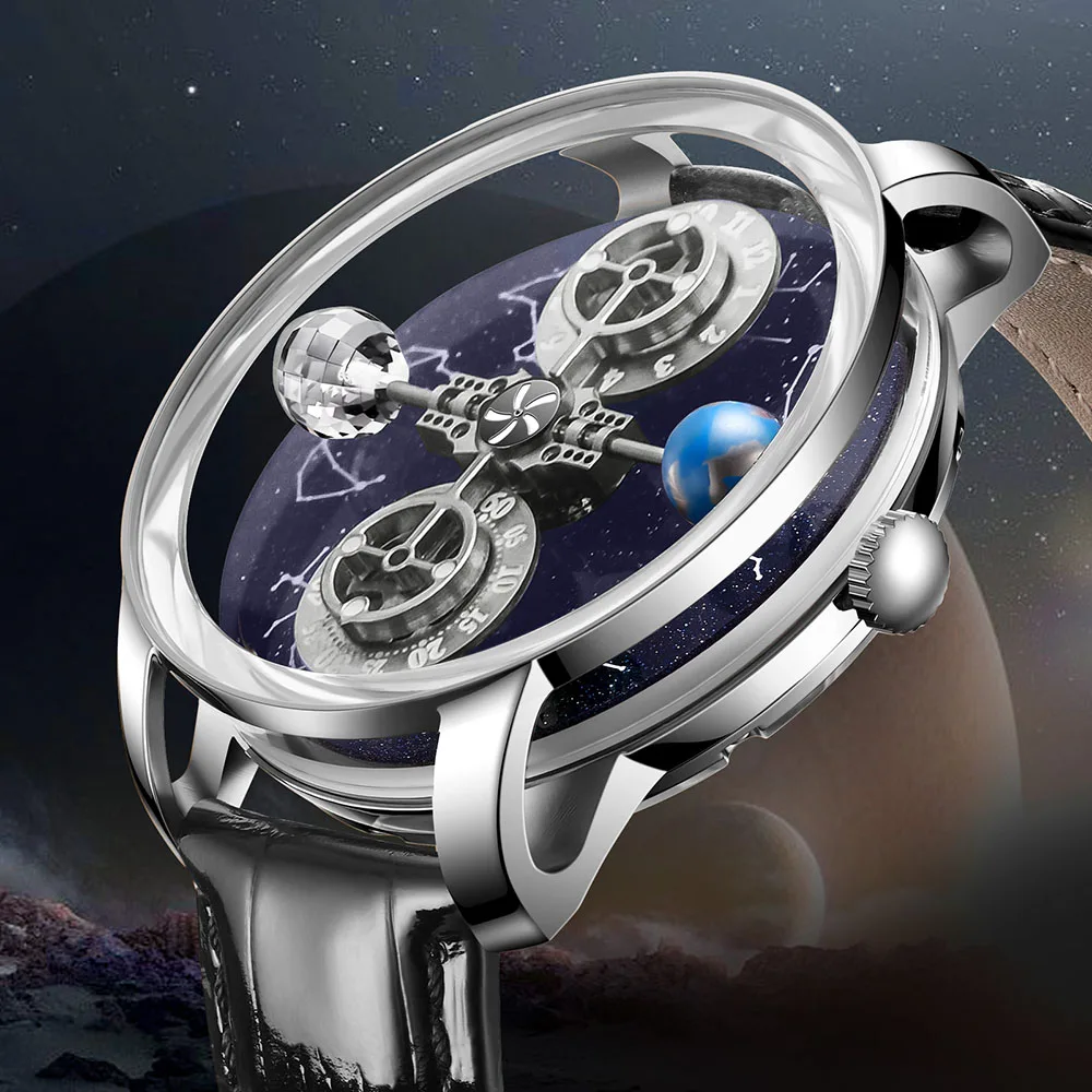 2023 PINDU Watches New Mechanical Celestial Body Starry Twelve ...