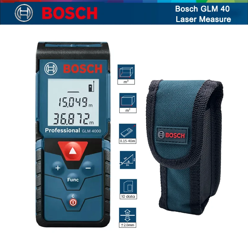 Bosch-GLM-4000-Laser-Measure-40M-Laser-Rangefinders-Profesional-Laser ...
