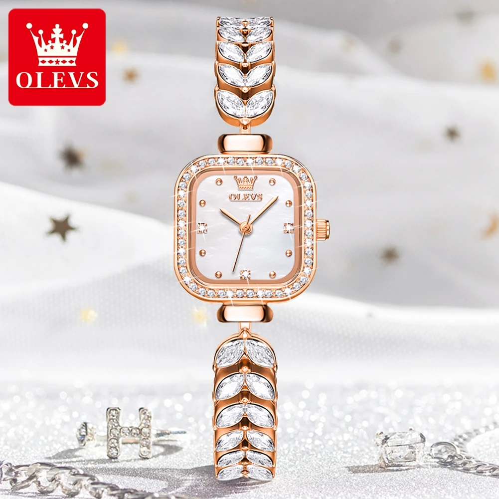OLEVS-9987-Original-Quartz-Women-s-Watch-Diamond-Mermaid-Stainless ...