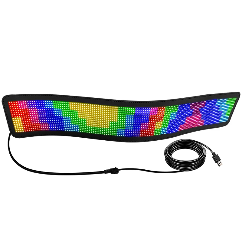 Programmable-LED-Sign-Flexible-LED-Strips-Light-Up-Scrolling-RGB-Soft ...