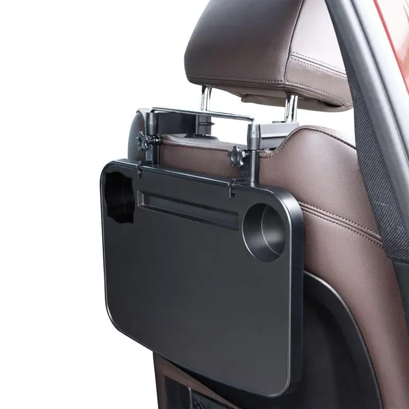 Car-Table-Foldable-Back-Seat-Headrest-Tray-With-Hook-Laptop-Car-Desk ...