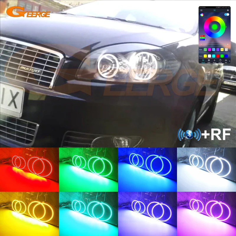 For-Fiat-Linea-2007-2018-RF-Remote-Bluetooth-Compatible-APP-Multi-Color ...