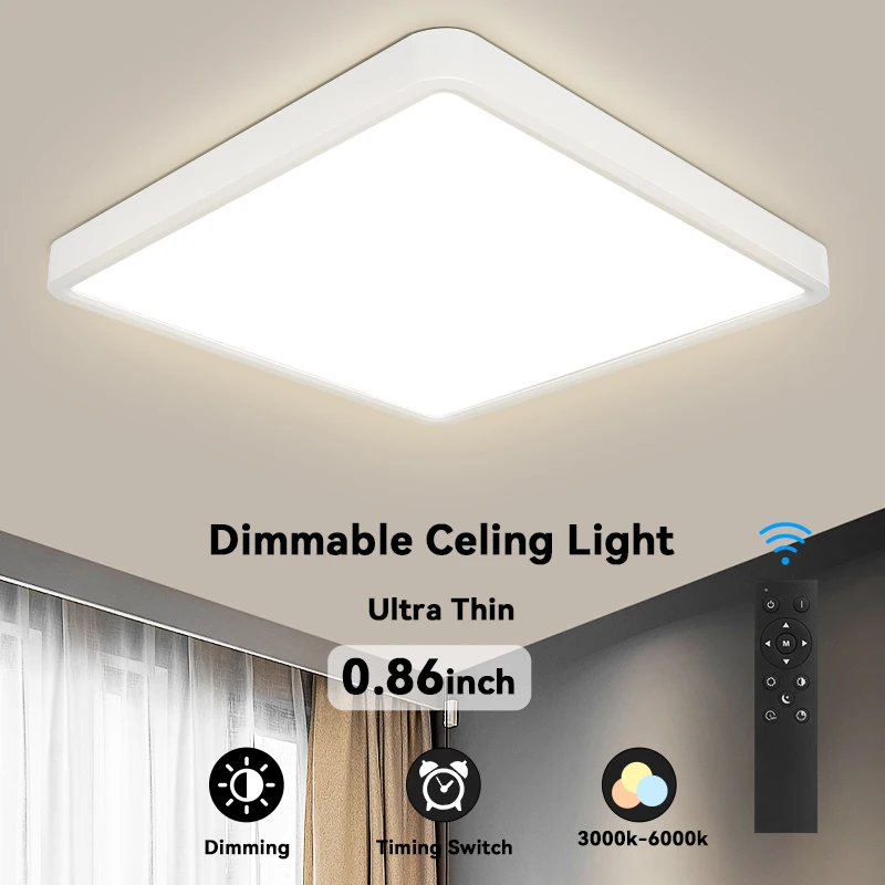 Smart-Ceiling-Light-Led-Panel-Lighting-Fixtures-AC180-260V-Led-Ceiling ...