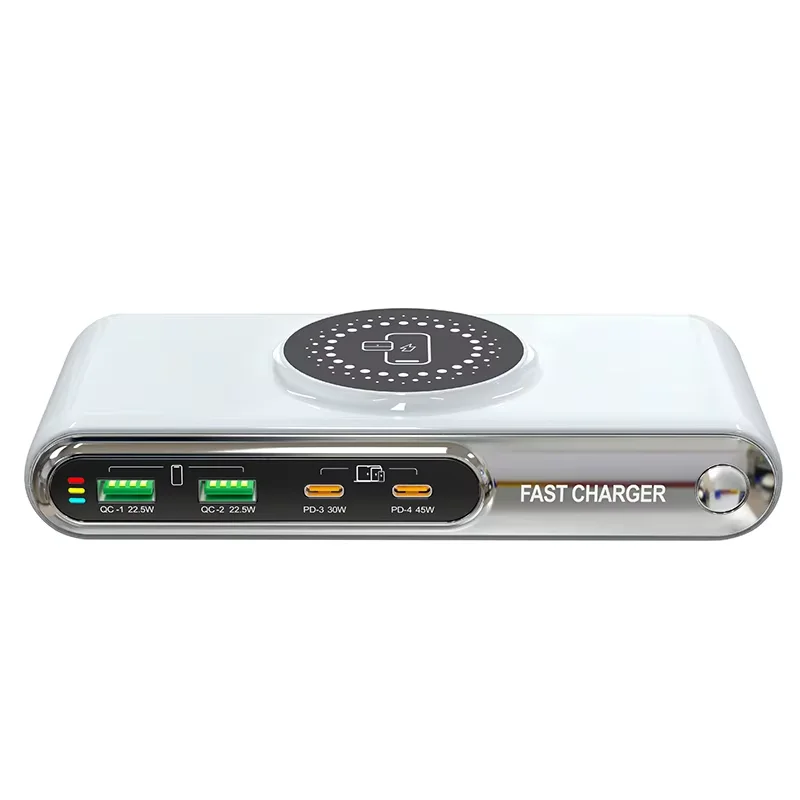 72W Multifunction Wireless Charger with 4 - Port USB Type - C Quick ...