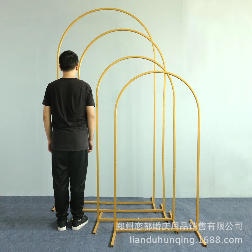 4pc-set-Metal-Square-Balloon-Flower-Arch-Stand-Wedding-Graduation-Event ...