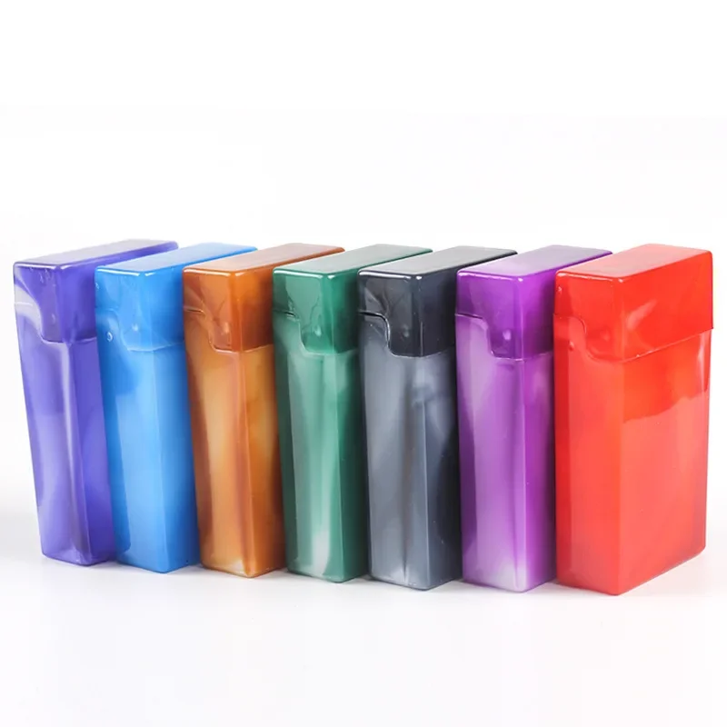 Plastic-Long-Cigarette-Case-Box-Portable-Cigarette-Tobacco-Storage-Box ...