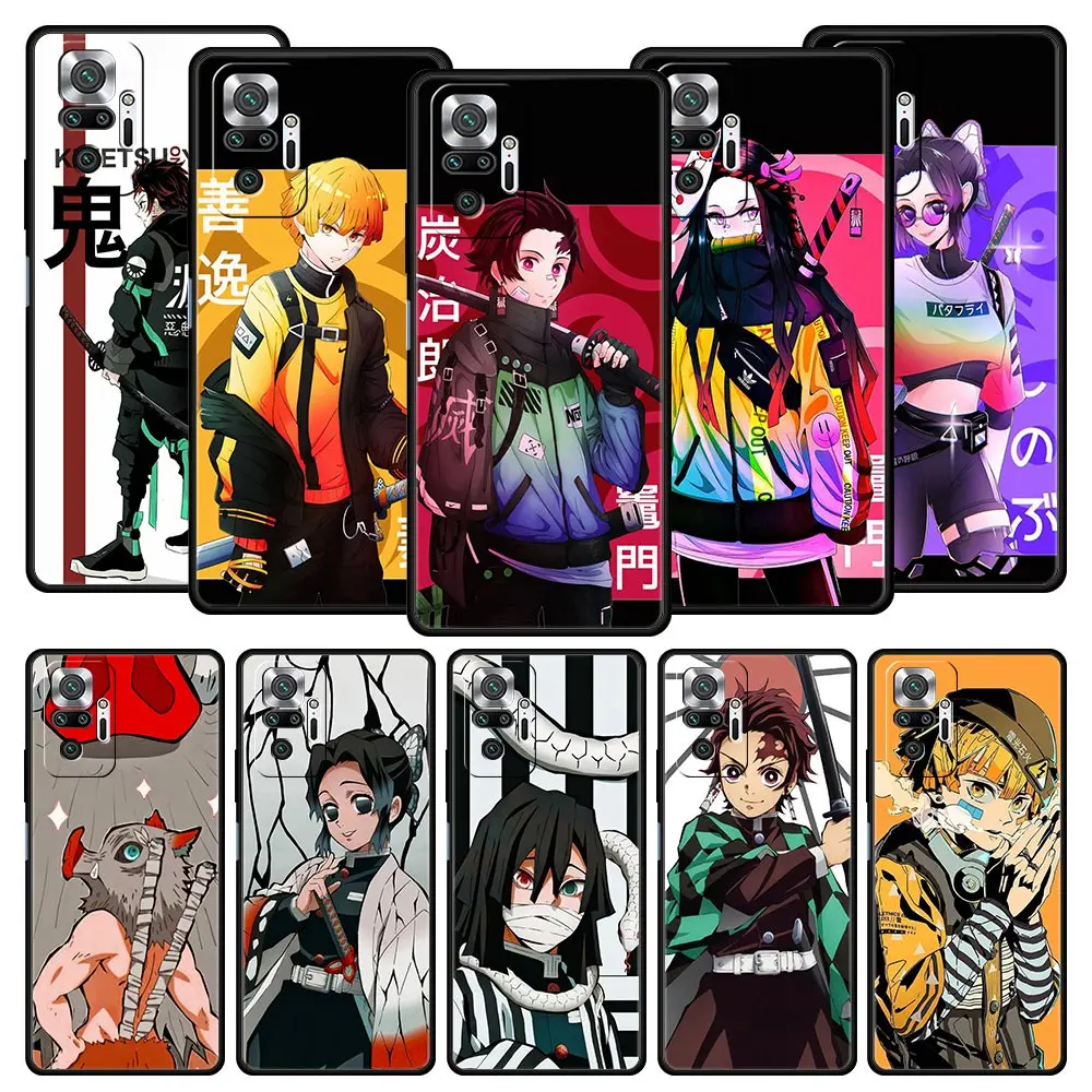 Kimetsu-No-Yaiba-Demon-Slayer-Phone-Case-For-Xiaomi-Redmi-Note-12-11-10 ...