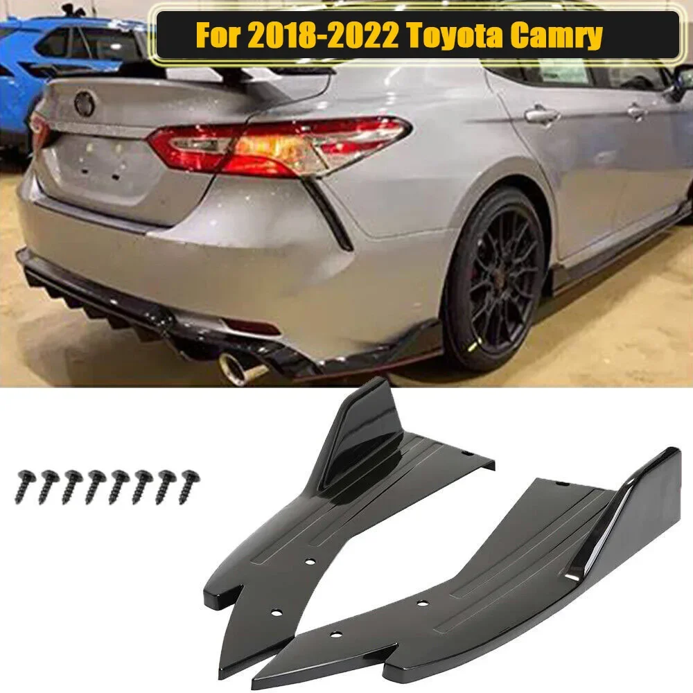 Universal-For-2018-2022-Toyota-Camry-Rear-Bumper-Protector-Canards ...