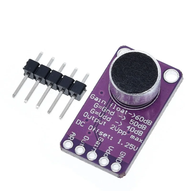 Microfone-AGC-Amplificador-Board-M-dulo-Sensor-de-Som-Auto-Ganho-Controle-Ataque-para-Arduino ...