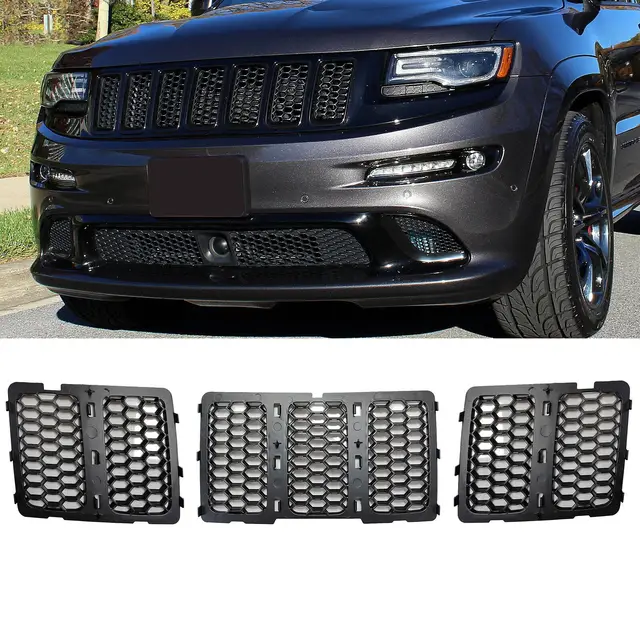 Jeep Grand Cherokee Official Site Black Front Grille For 2014-2018 Jeep ...