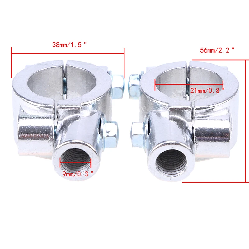 7-8-Aluminum-Motorcycle-Handle-Bar-Bike-Handlebar-Standard-9mm-Thread ...