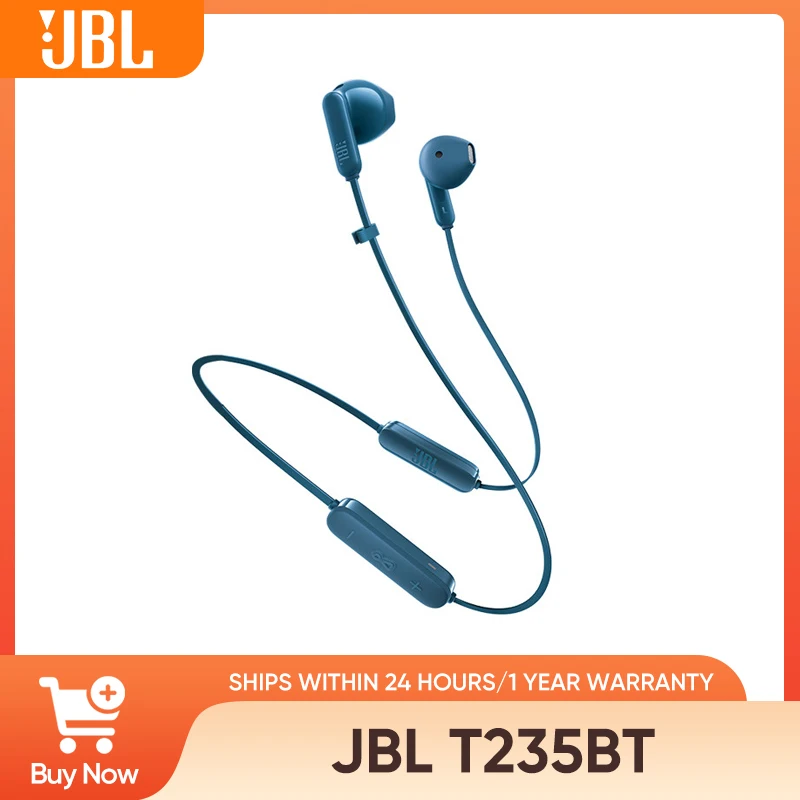 JBL Tune 235BT Wireless earbud headphones with JBL Pure Bass sound ...