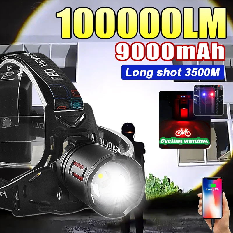 High-Power-Led-Headlamp-500W-Fishing-Head-Flashlight-Projection-Bicycle ...