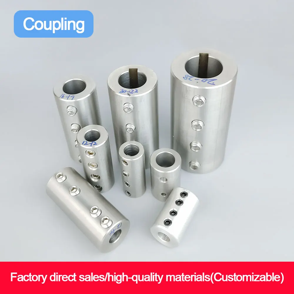 Rigid-SUS-304-Stainless-Steel-Coupling-Motor-Coupling-Mixer-Rod ...