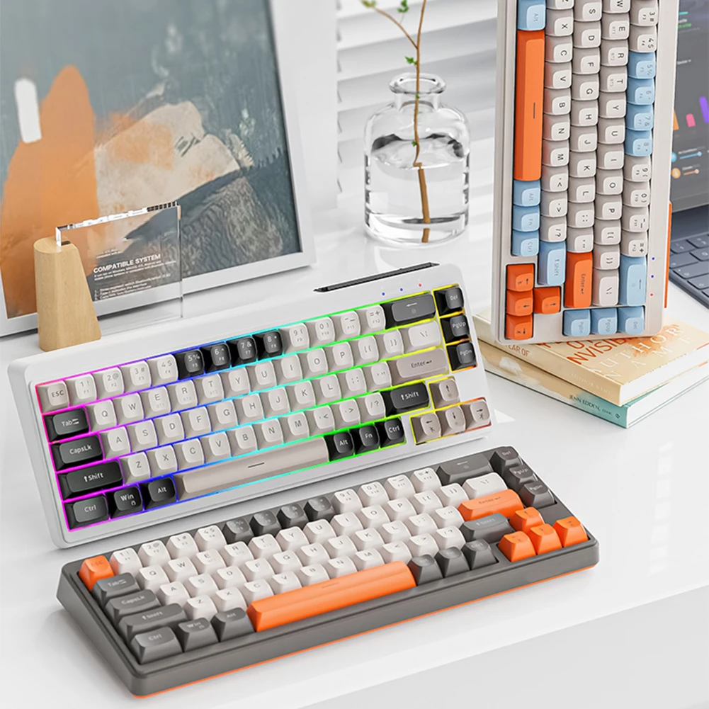 M68-Mechanical-Keyboard-Wireless-Bluetooth-Gamer-Keyboard-Tri-Mode-BT5 ...