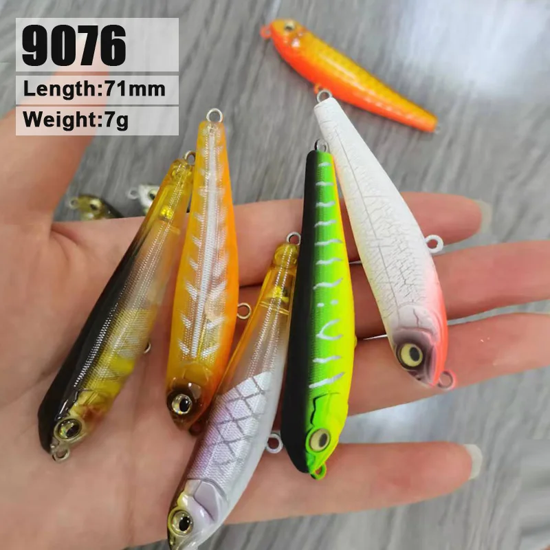 1-Pcs-71mm-7g-Sinking-Pencil-Fishing-Hard-Bait-Freshwater-Trout-Bass ...