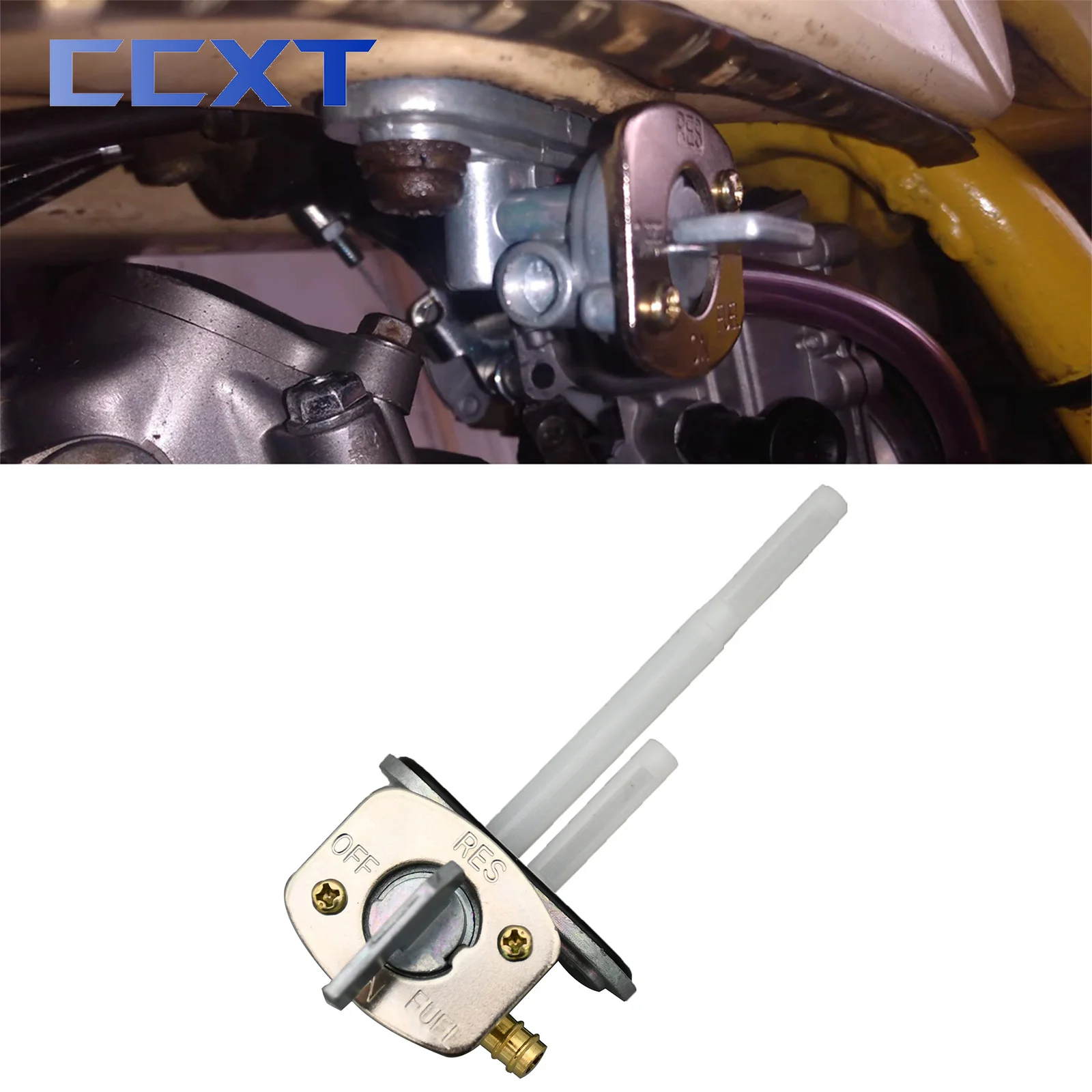 Motorcycle Gas Fuel Tank Switch Cock Tap Valve Petcock ATV For Yamaha ...