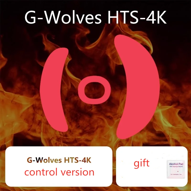 Generic 1 Set Mouse Skates For G-Wolves Hts Plus Pro 4k Brake Control ...