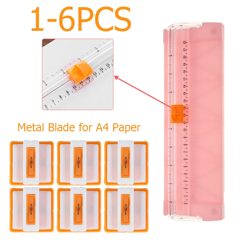 1-6pc-Paper-Cutter-Replacement-Blade-for-A4-Paper-Trimmer-Security ...