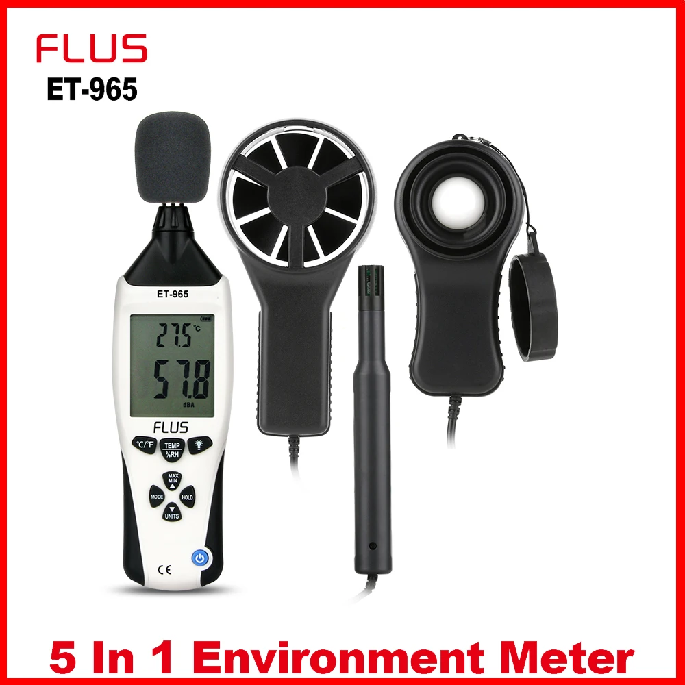 FLUS-5-IN-1-environment-meter-Professional-sound-level-meter-Anemometer ...