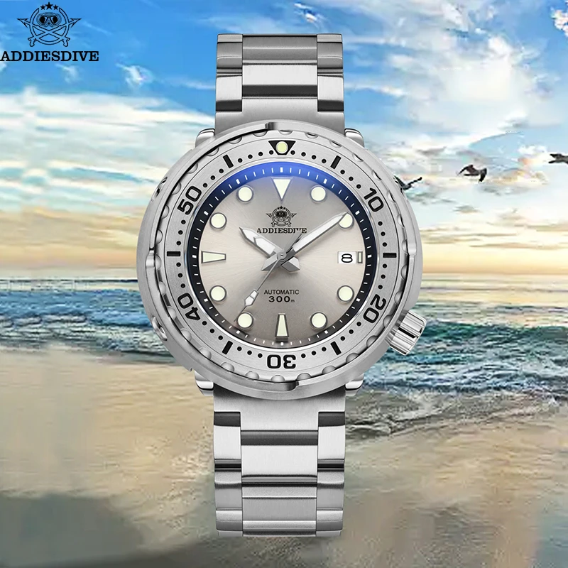 ADDIESDIVE NH35 Automatic Watch Tuna Mechanical Watches For Men ...