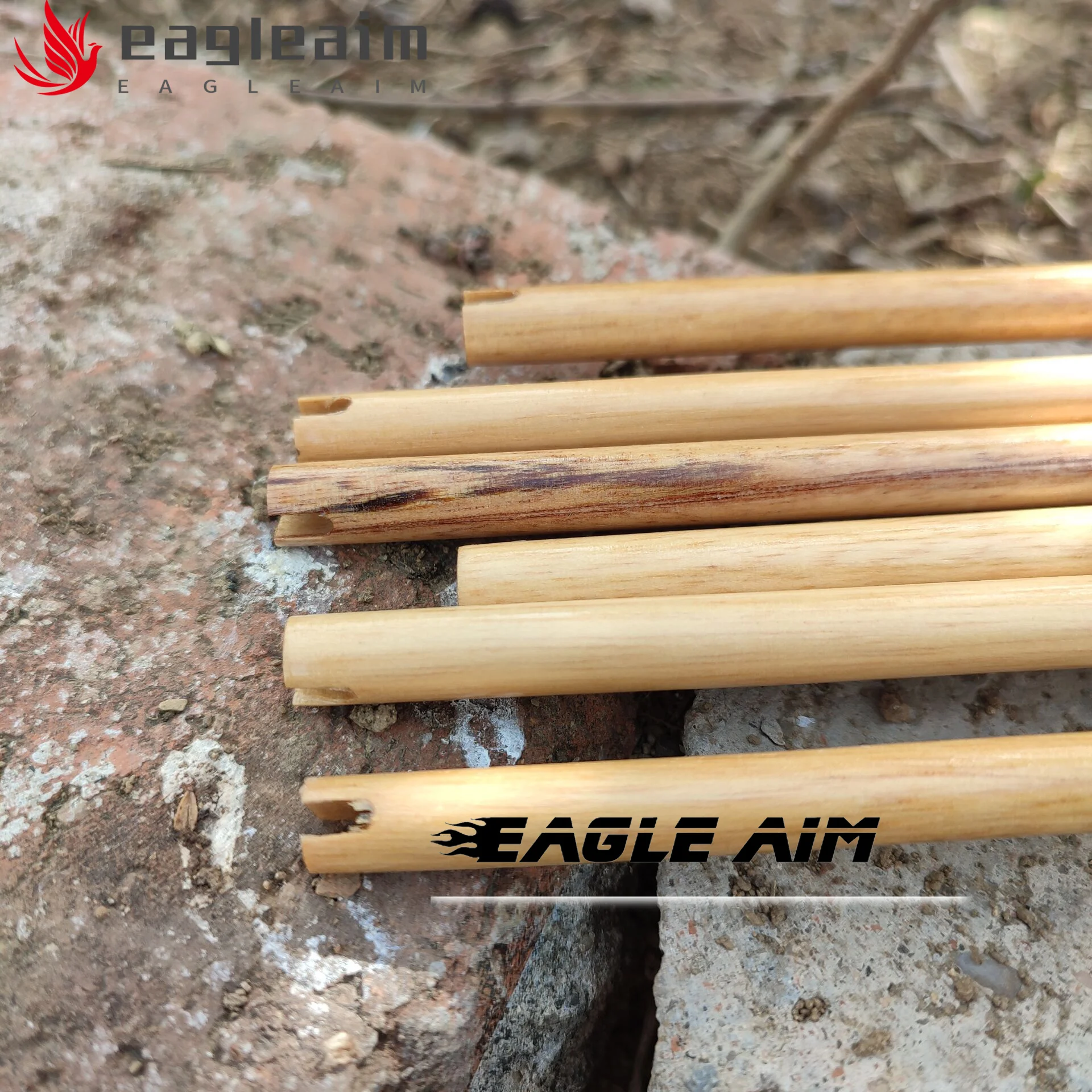 31-5-Inch-Wooden-Arrow-Shaft-Handmade-Shaft-OD8mm-Bare-Raw-Shafts-with ...